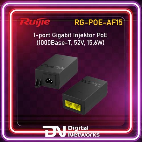 Jual Adaptor POE AF15 Ruijie AF15 Ruijie POE-AF15 1port Gigabit PoE ...