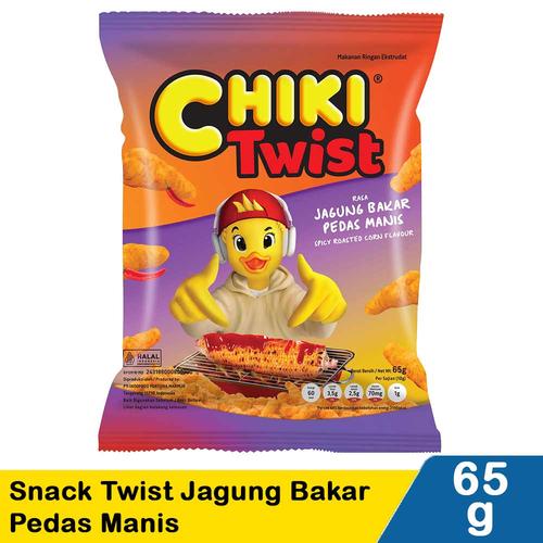 Jual Chiki Twist Jagung Bakar Pedas Manis 65 gr / snack chiki twist ...