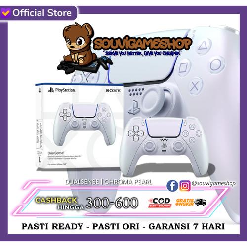 Promo Stick PS5 Stik PS5 DualSense Wireless Controller Chroma Pearl ...