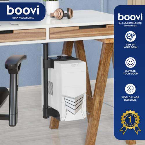 Jual CPU Tray Rak Gantung CPU Komputer Tatakan CPU Boovi – Steel Black ...