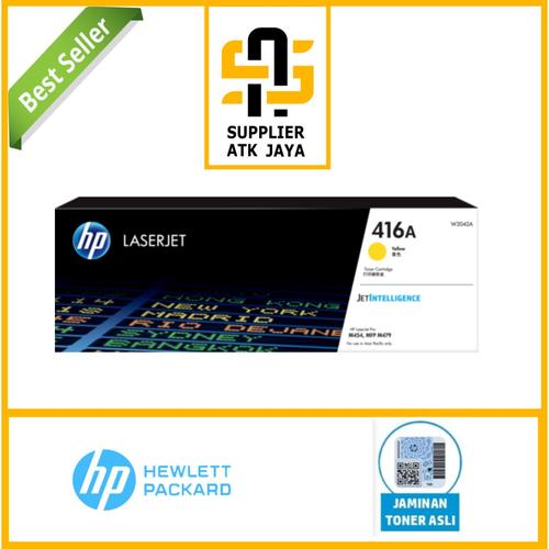 Promo Toner HP Laserjet 416A (W2042A) Yellow Original Cartridge For ...