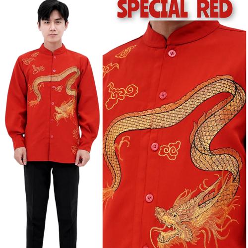 Jual Cheongsam congsam pria shanghai pria baju imlek - batik pdk, M ...