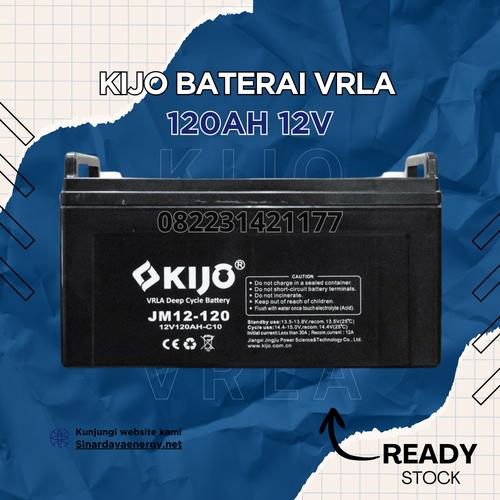 Jual Kijo Baterai / Aki / Accu / Battery 12v 120 Ah Baterai Kijo 12 ...