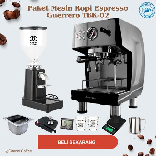 Jual Mesin Kopi Espresso GUERRERO TBK02 Semi Commercial + Grinder LD ...