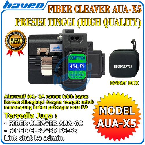 Promo SKL-8A Premium Version AUA-X5 Fiber Cleaver Cutter Fiber Optik ...