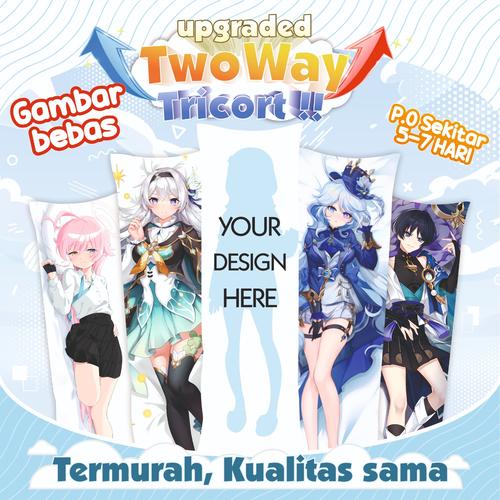 Jual Dakimakura Custom ,bisa request karakter, Variasi kain - Upgraded ...