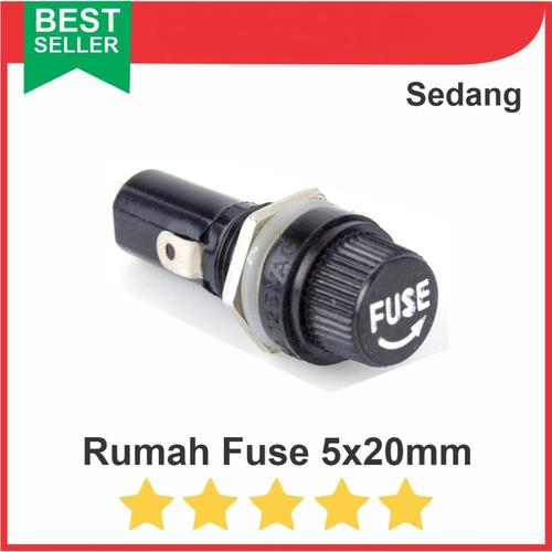 Jual Rumah fuse panel mount tube, Rumah fuse tabung kaca internal ...