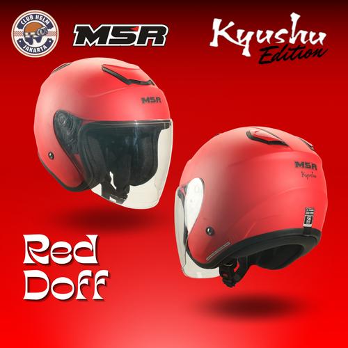 Promo Helm Unisex Kyoto Kyushu Red Fire Merah Doff Glossy - Jakarta ...