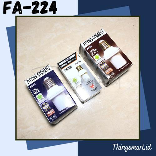 Jual FA-224 Fitting Lampu Otomatis Timer Waktu Setting ON OFF Satuan ...
