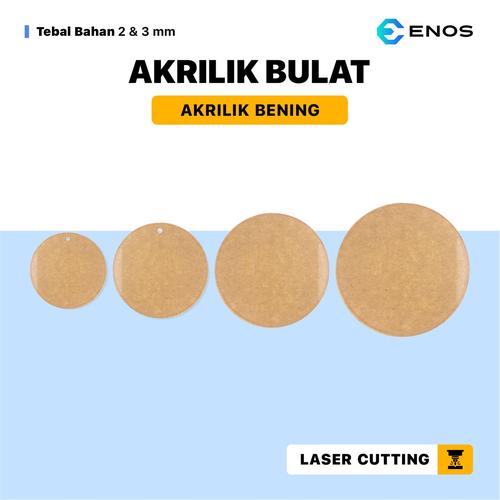 Promo Akrilik Bulat / Acrylic Potongan Bulat / Lingkaran Akrilik - 7cm ...