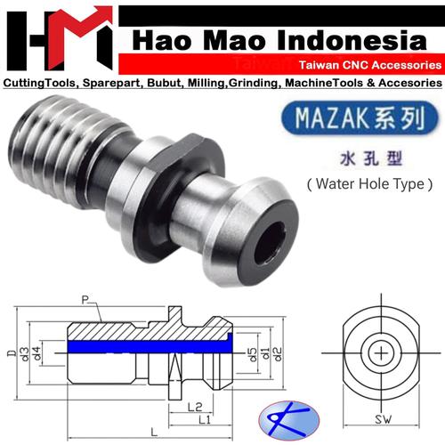 Jual Pull Stud MAZAK BT40, BT50, CAT40 Pull Stud MAZAK Made In Taiwan - MAZAK-BT40 - Jakarta ...