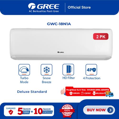 Promo GREE AC DELUXE STANDARD N1A Series - 2PK - GWC-18N1A - KOMPRESSOR ...