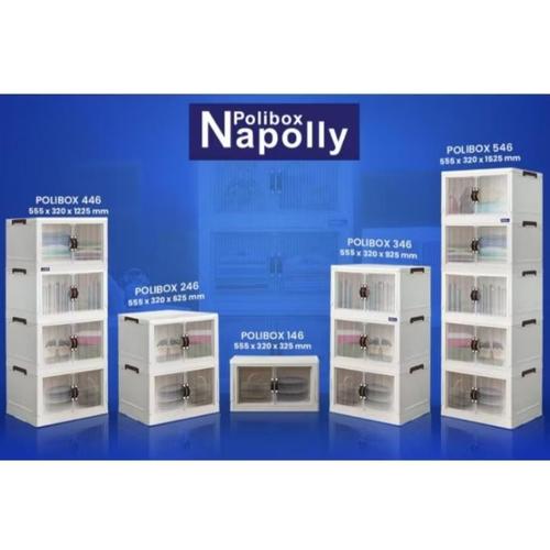 Jual CONTAINER BOX NAPOLLY POLIBOX / LEMARI LIPAT / RAK SERBAGUNA ...