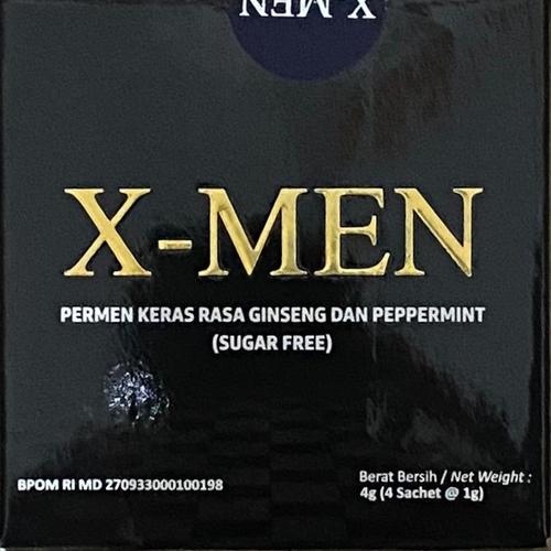 Promo XMEN PERMEN STAMINA PRIA 1 BOX ISI 4 PCS, ORIGINAL XMEN, XMEN ...