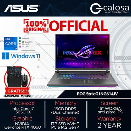 Jual Asus ROG Strix G16 G614JV-I746C7G-O Core i7-13650HX RAM 16GB SSD ...