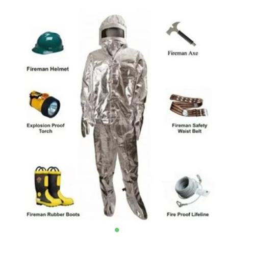 Jual Fireman Suit Baju Tahan Api Outfit Fire Fighter Almunium Alminez ...