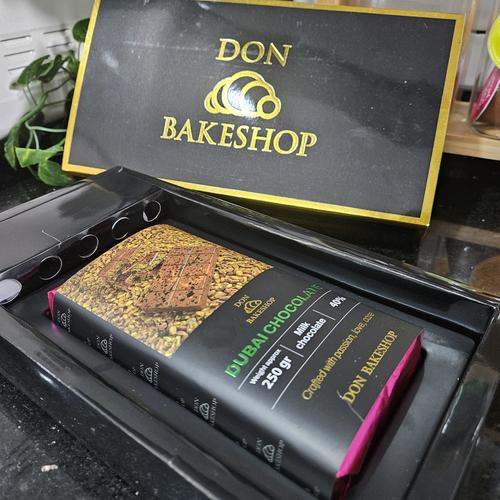 Jual READY STOCK Cokelat dubai viral don bake shop pistachio kunafa ...