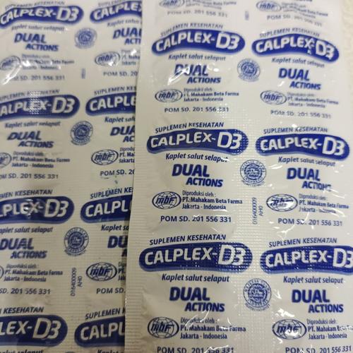 Jual calplex d3 multivitamin per strip. - Jakarta Utara - Al assytar ...