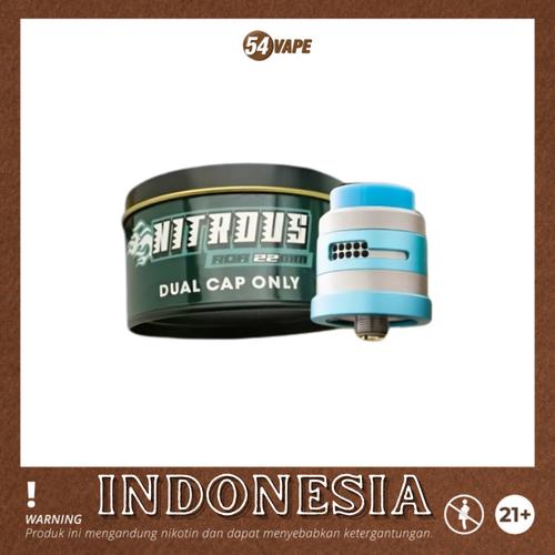 Jual Nitrous RDA 22mm Dual Cap Carlos Edition - SHINY GOLD - Jakarta ...