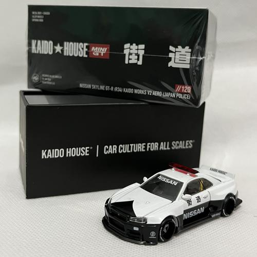 Jual KHMG120 MiniGT Nissan Skyline GtR-34 Kaido Works V2 AERO Japan ...