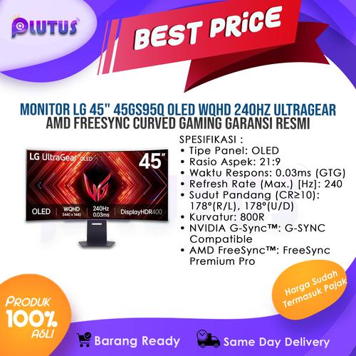 Jual Monitor LG 45" 45GS95Q OLED WQHD 240Hz UltraGear AMD FreeSync ...