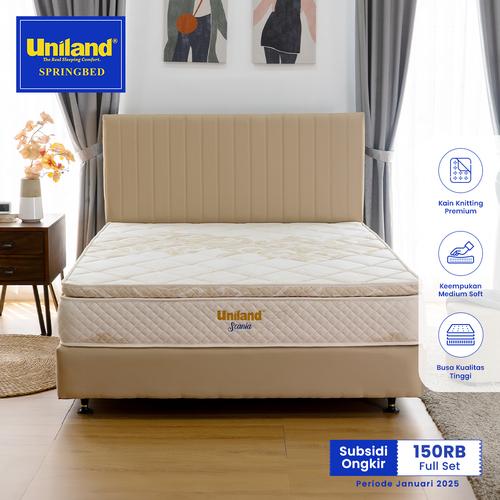 Promo Uniland Springbed Scania Pillowtop - Kasur Spring Bed Full Set ...