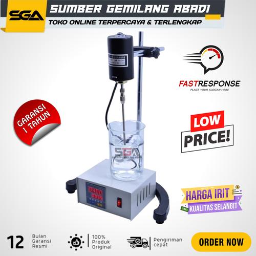 Jual New electric lab mixer overhead stirrer50hz 0-3000 rpm chemical ...