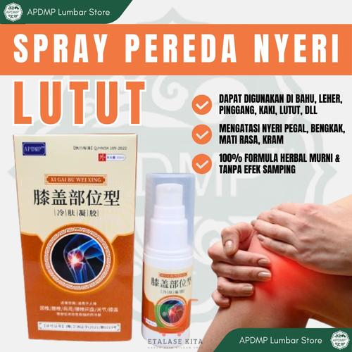 Promo APDMP Spray Lumbar Spine Cooling Gel Atasi Nyeri Sendi Lutut Saraf Kejepit Nyeri Pinggang ...
