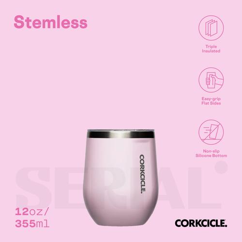 Jual CORKCICLE Stemless 12oz - Powder Puff - Kota Bekasi - Corkcicle ...
