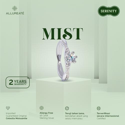 Jual Allureate Mist Ring - Cincin Wanita Celestia Moissanite Lapis Emas ...