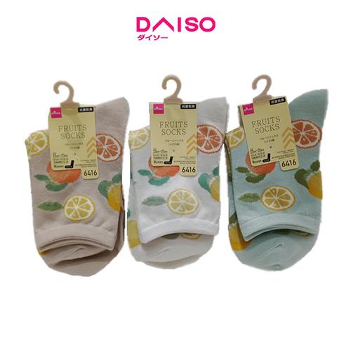 Jual Daiso Fruit Socks - Regular - Citrus Fruits - - Putih - Jakarta ...
