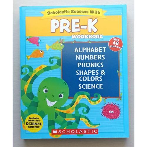Jual Scholastic Success With Pre-K / Kindergarten Workbook Phonics ...