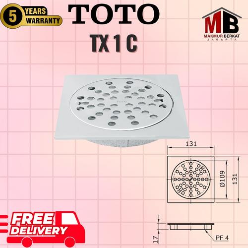 Jual Floor drain toto TX 1 CV 2 Original - Jakarta Barat - Makmur ...