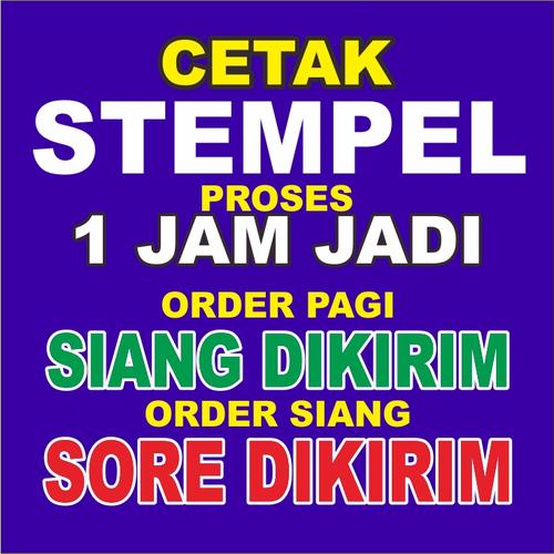 Jual STEMPEL OTOMATIS STANDARD, STEMPEL WARNA, STEMPEL FLASH, STEMPEL ...
