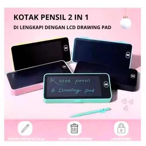 Jual Kotak Pensil Case Lcd Writing Drawing Box Case Pencil Drawing Pad ...