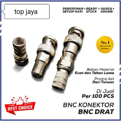 Jual JEK BNC DRAT MADE IN TAIWAN COCOK BUAT KABEL RG 59 ATAU RG 6 - Jakarta Barat - Topjaya ...