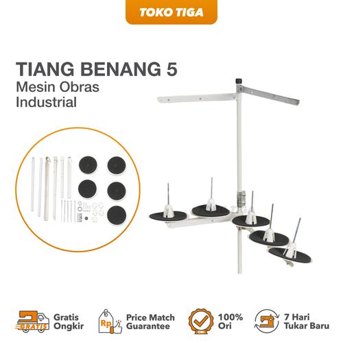 Jual Tiang Benang 5 Cones Mesin Kam Overdeck / Obras Benang 5 ...
