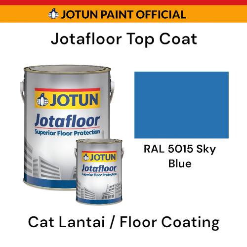 Promo Jotun Jotafloor Top Coat RAL 5015 SKY BLUE 5 Liter Cat Lantai / Floor Coating Cicil 0% 3x ...
