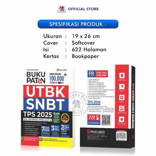 Jual Buku Paten SNBT 2025 / Buku Paten UTBK SNBT TPS 2025 Lengkap Softcover Plus Update Soal ...