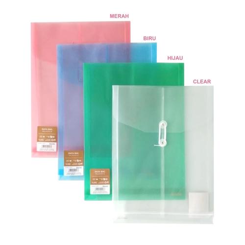 Jual Map Plastik Tali Map Amplop Bening Data Bag Classic Tempat Berkas ...