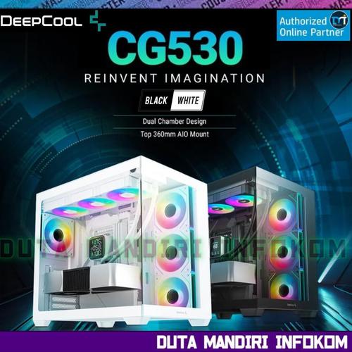 Promo DeepCool CG530 Series - Aesthetic Panoramic Crystal Clear ...
