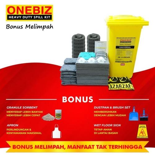 Jual Kit Tanggap Darurat ONEBIZ Heavy Duty Spill Kit 360 Liter - Spill ...