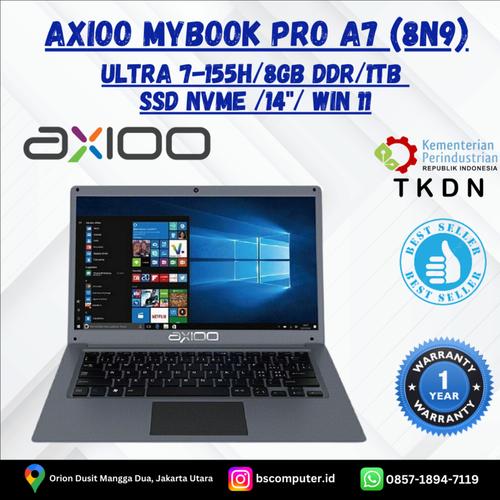 Jual AXIOO Notebook MyBook Pro A7 (8N9) Ultra 7-155H 8GB DDR/1TB SSD ...