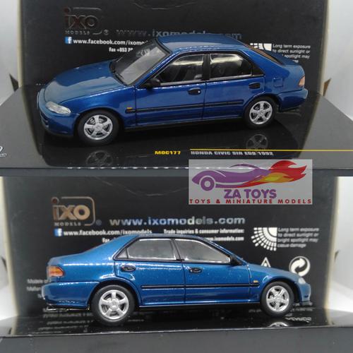 Jual Diecast Honda Civic Genio Sir EG9 Biru By IXO Models Skala 1:43 ...