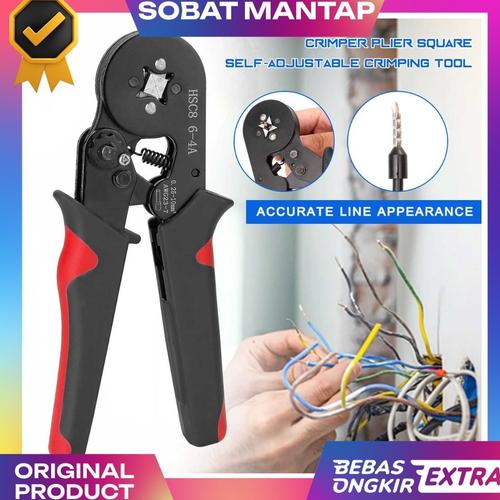 Promo Tang Crimper Kabel Listrik Square Crimp Tang Skun Ferrule ...