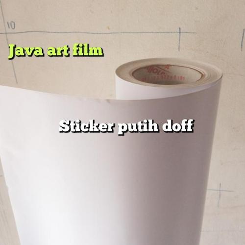 Jual Sticker Stiker Putih Doff Dan Glossy /Stiker Kaca Putih Susu ...