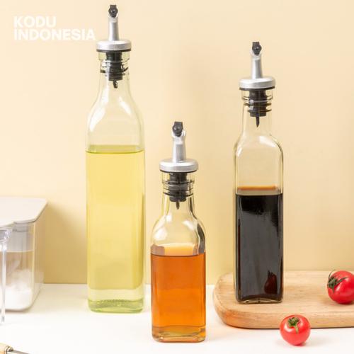 Promo KODU Botol Kaca Minyak Kecap Sirup & Saus 150ml, 250ml, 500ml ...