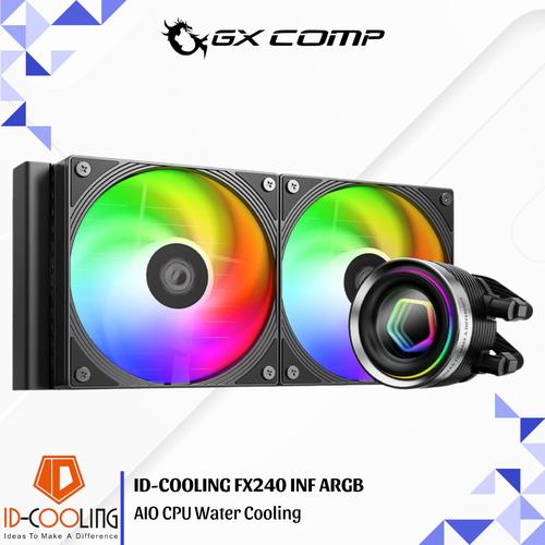 Promo ID Cooling Frostflow FX 240 INF ARGB Black 240mm - FX240 AIO CPU ...