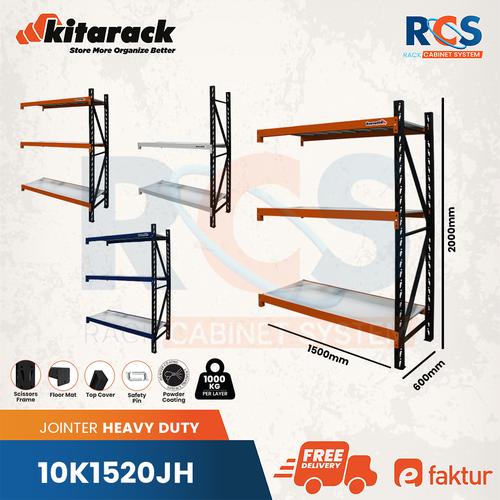 Jual Rak Gudang Besi 1 Ton Panjang 1,5M Jointer Tinggi 2 Meter Layer ...