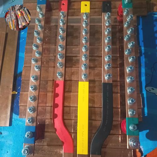 Jual Busbar 5mm×20mm×350mm RST Netral dan ground kapasitas 160a/200a ...